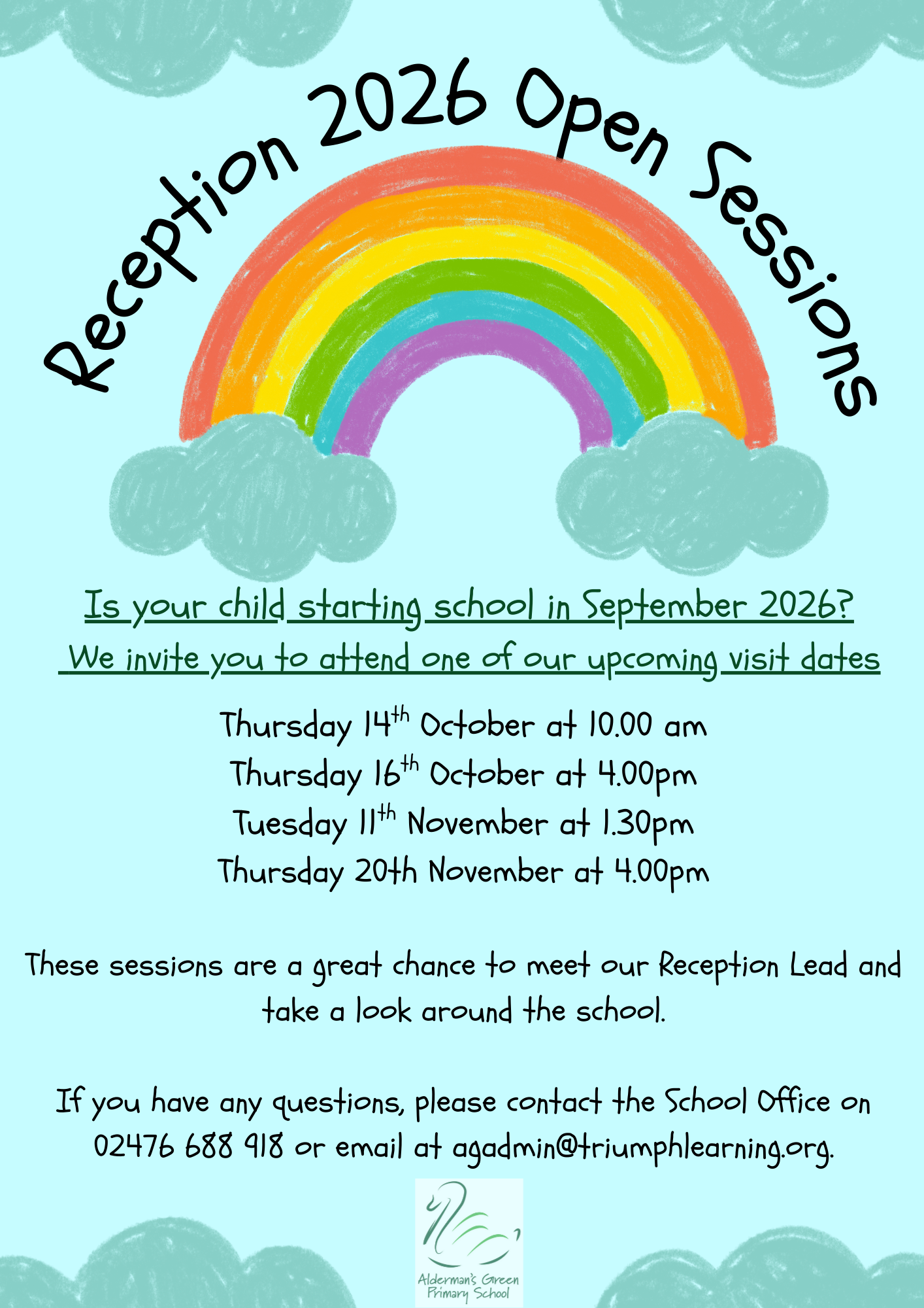 Open Days - Alderman's Green Primary School